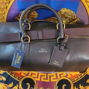 Polo Ralph Lauren | Bags | Polo Ralph Lauren Leather Duffel Bag | Poshmark